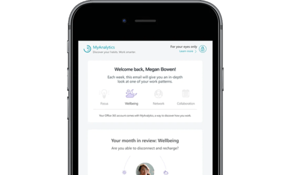 Microsoft MyAnalytics - Productivity Insights in Microsoft 365